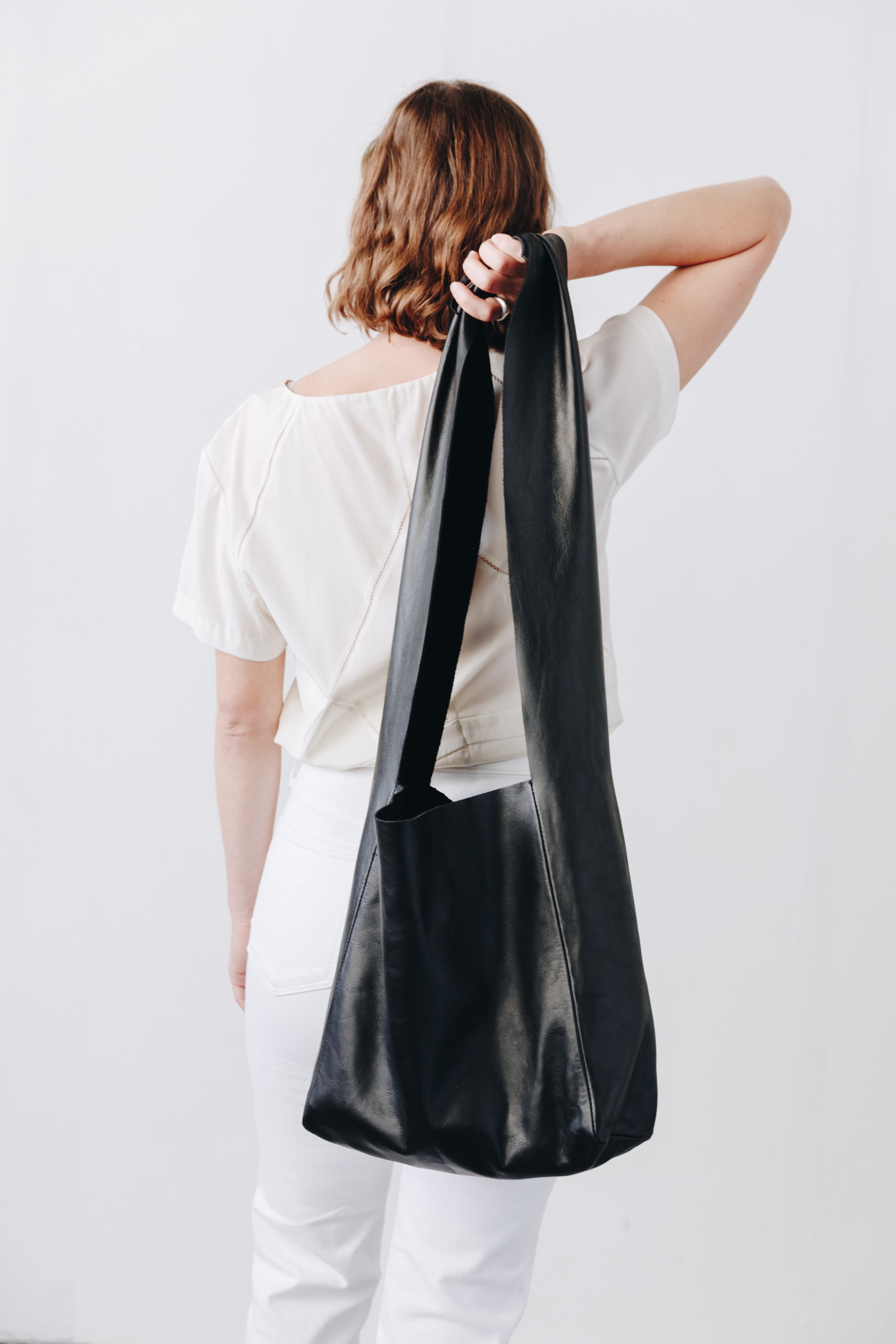 Modern Leather Shoulder Bag | Everyday Crossbody by Harper the Label